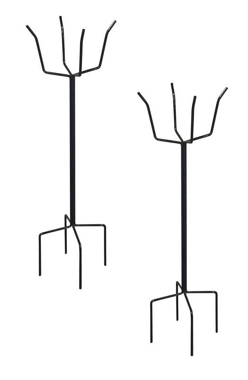 Glamos Wire Tall Outdoor Round Metal Pot Planter Stand, 36 inches ...