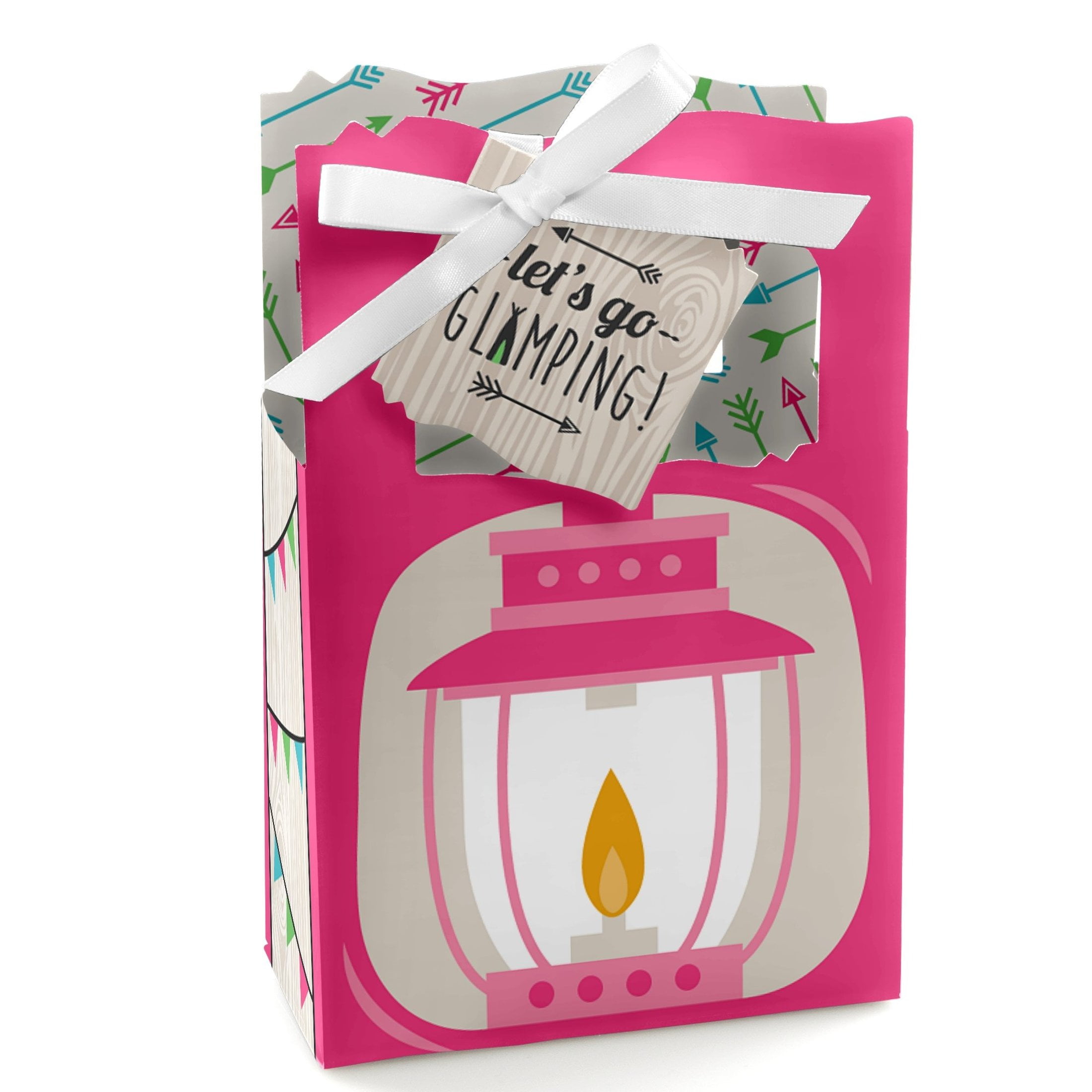 Glamping Adventure Party Favor Boxes Set of 12 for Camp-Themed ...