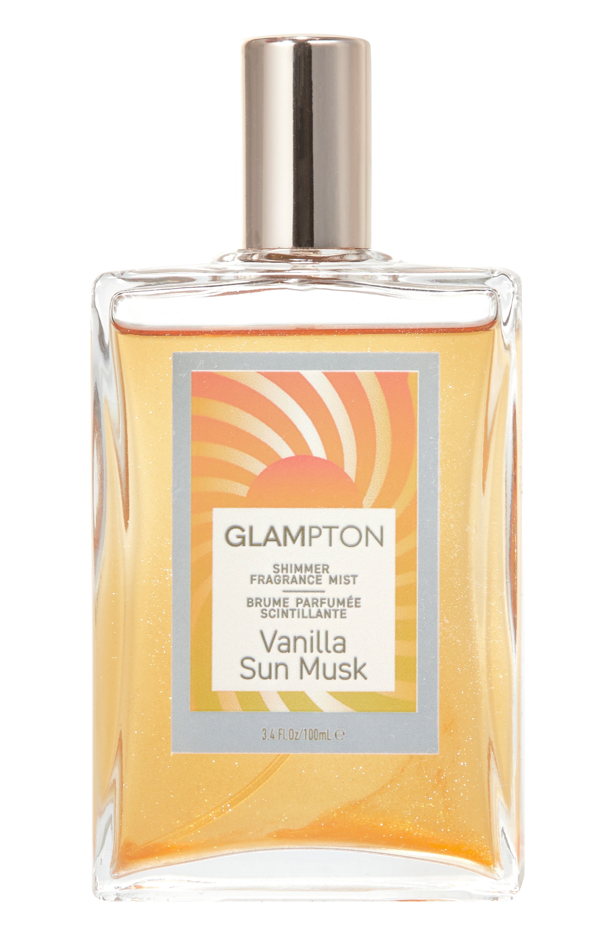 Glampton Vanilla Sun Musk Shimmering Fragrance Mist, Body Spray for ...