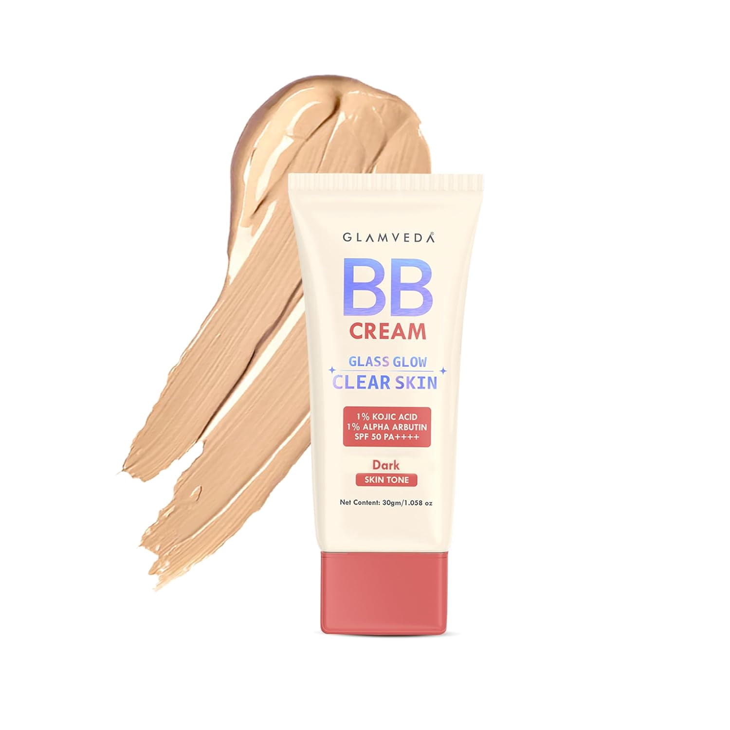 Glamveda BB Cream for Warm Skin Tone With SPF 50 Lightweight NonSticky ...