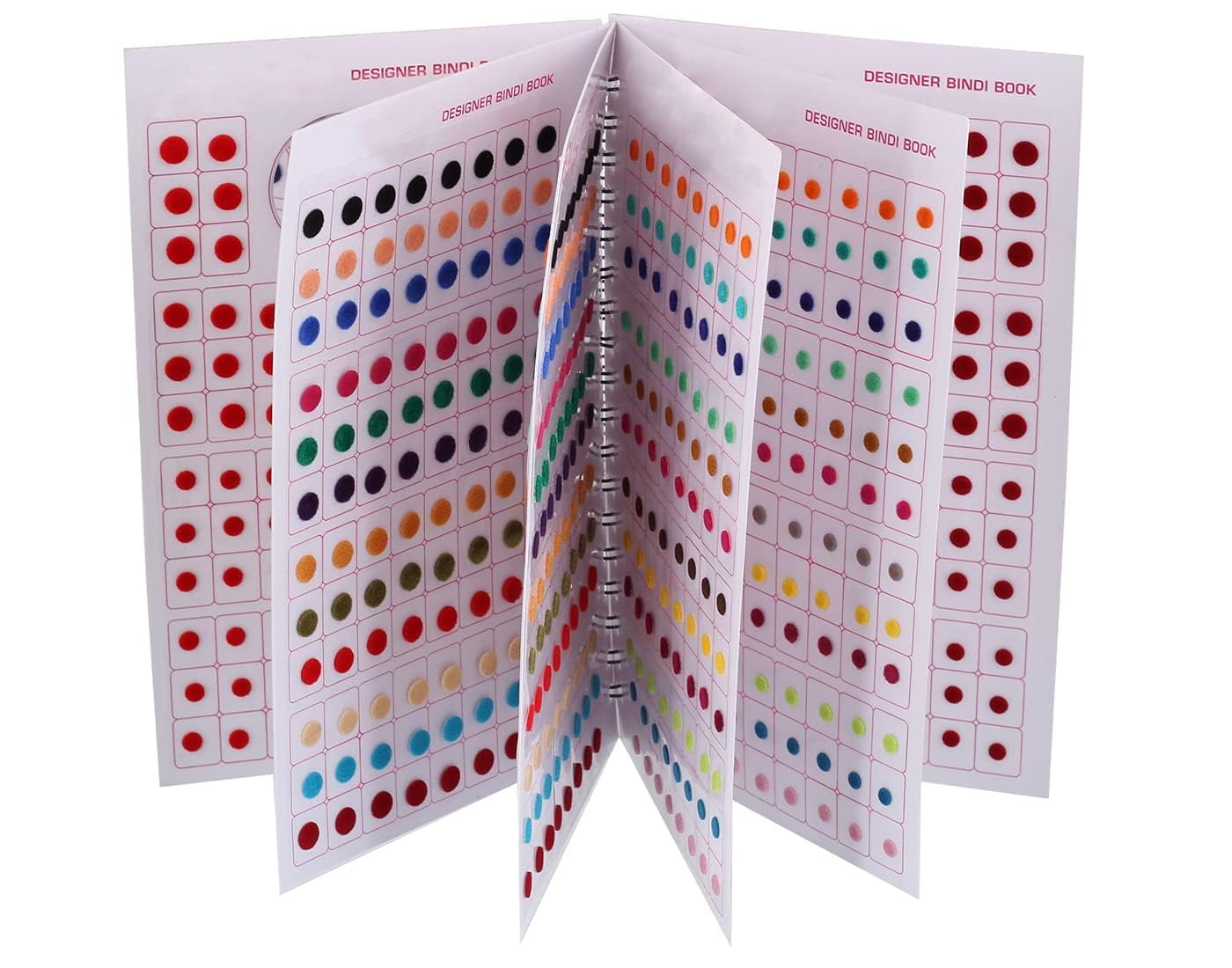 Glamyou Fashion SelfAdhesive Skin Simple Plain Round Multicolour Kumkum ...