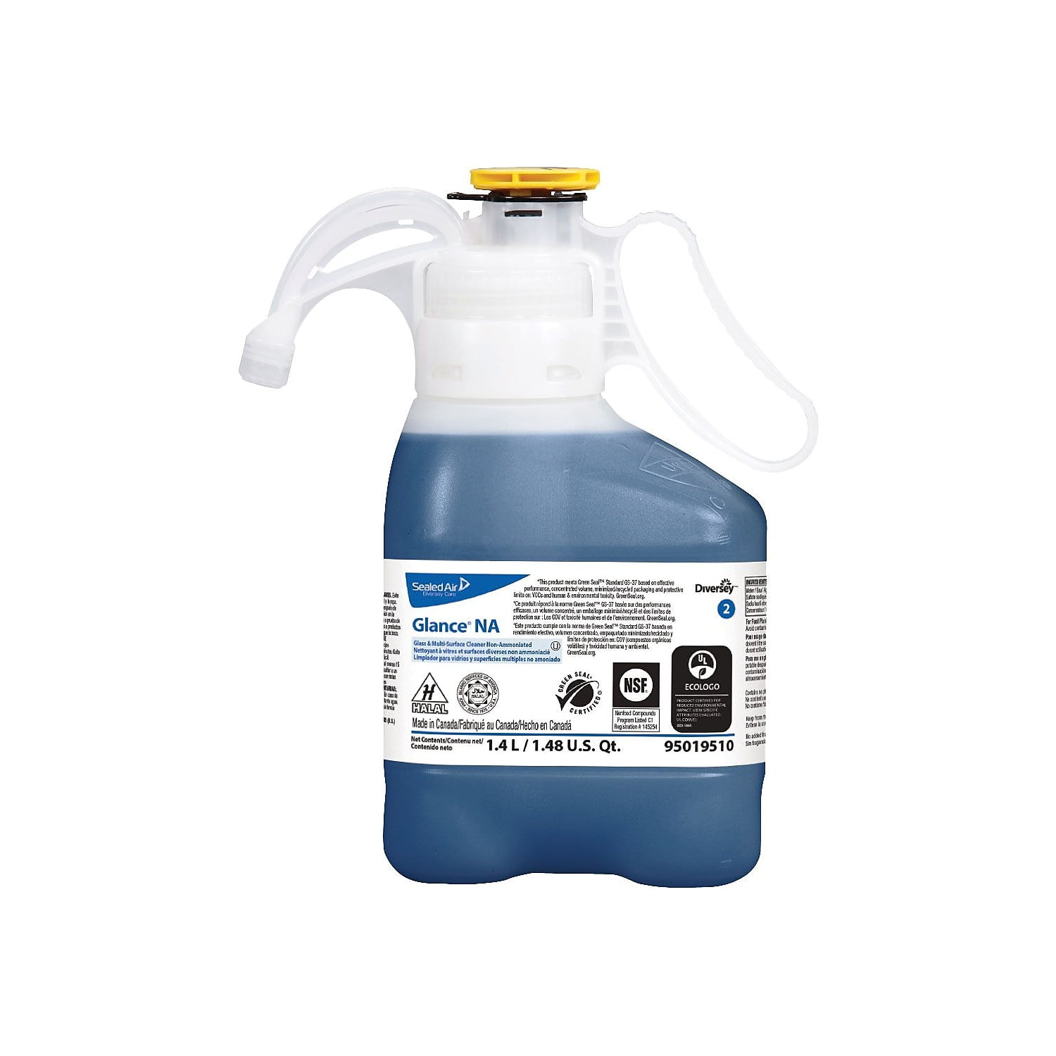 Glance NA 2 Multipurpose Cleaner for Diversey SmartDose 47.3oz. 913565 ...