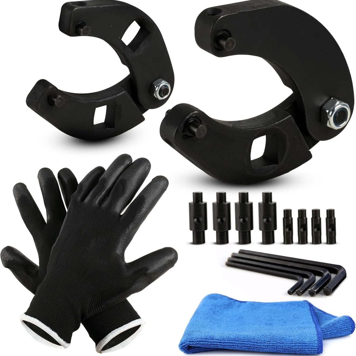 Gland Nut Wrench - Set of 2 Hydraulic Cylinder Spanner Wrench ...