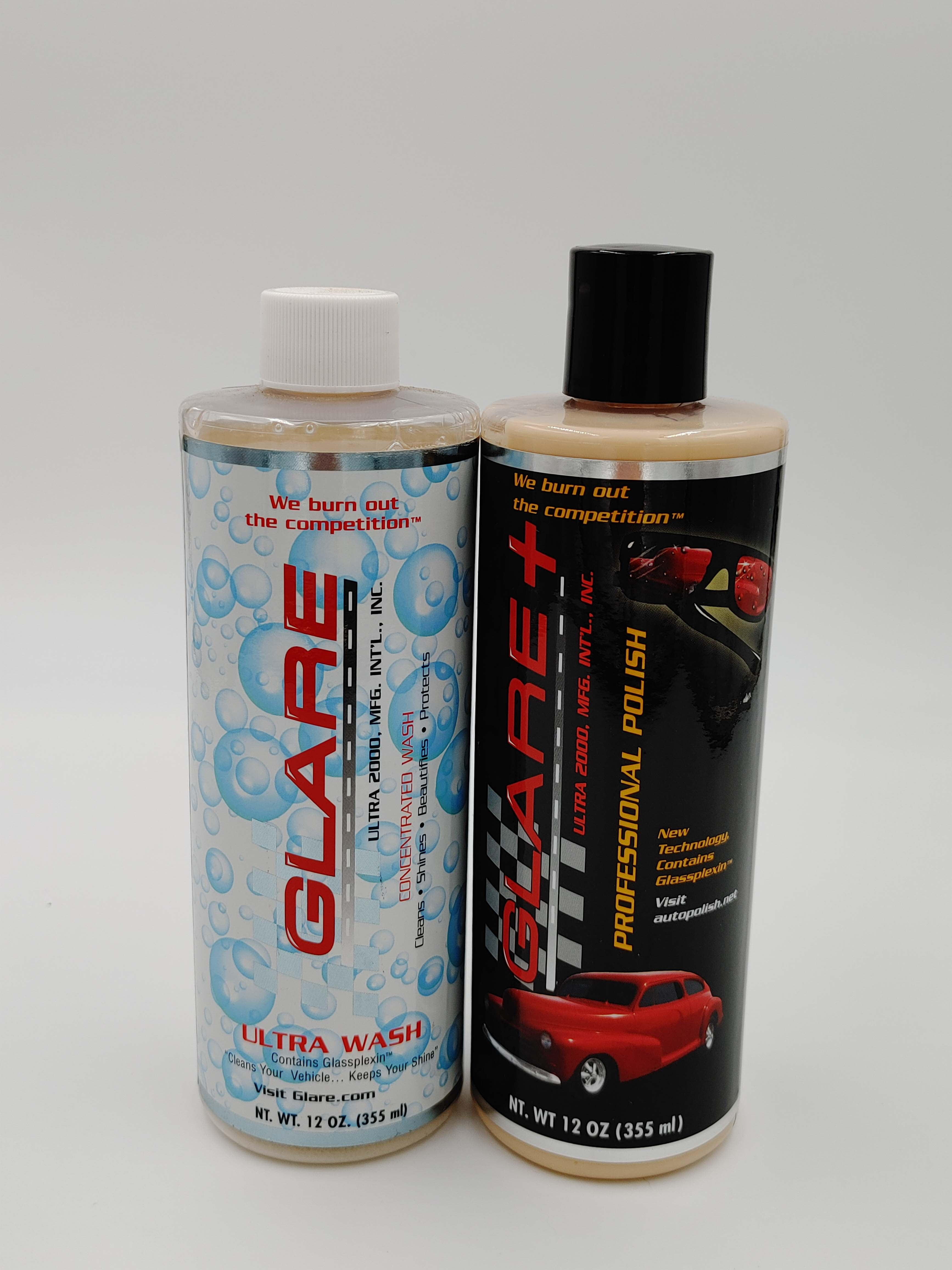Glare GT Kit, Automotive Wash and Polish, Glossy Finish, Safe for All ...