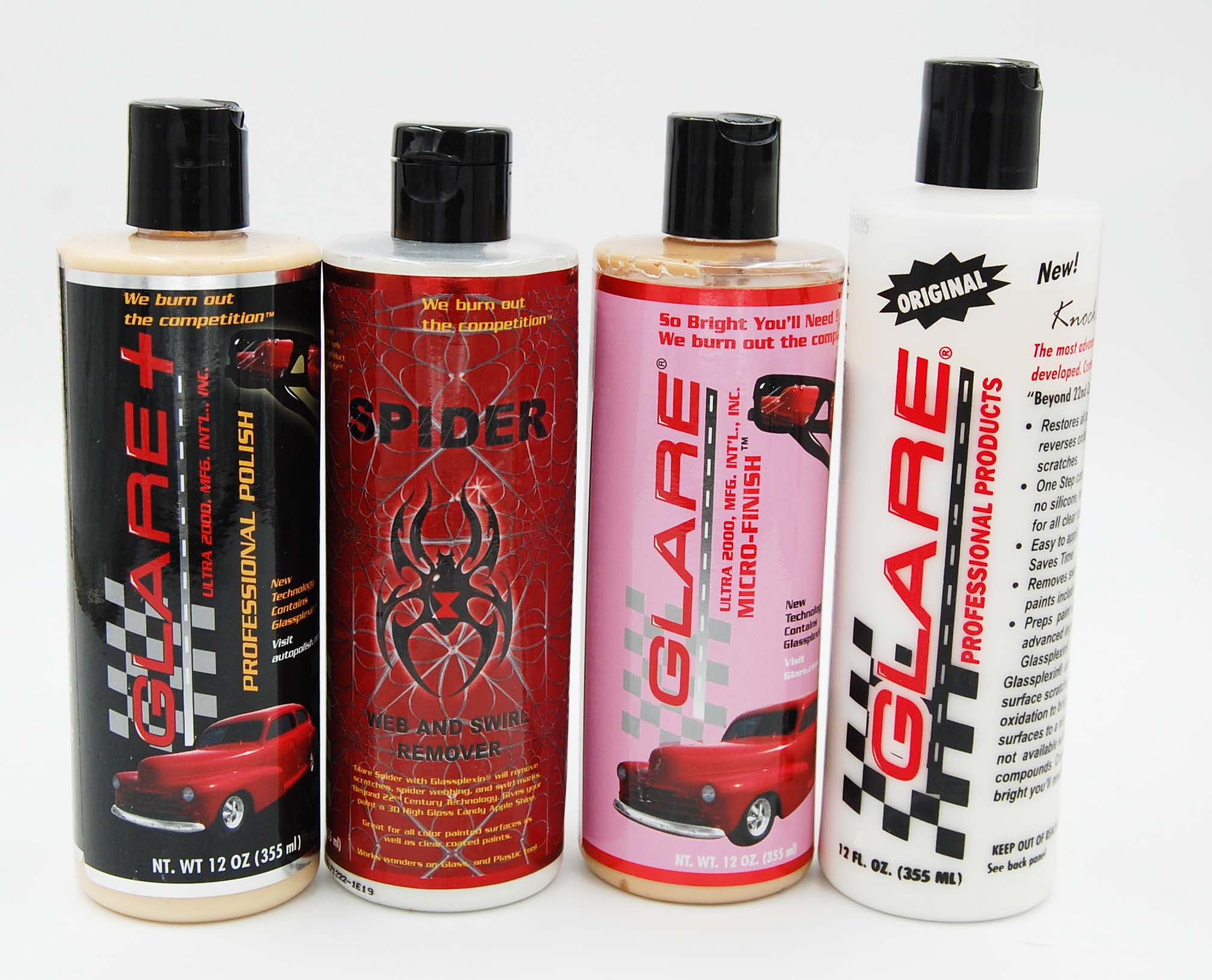 Glare Polish Winner's Circle 4 Pk - Automotive Polishes, 12 oz, 4 ...