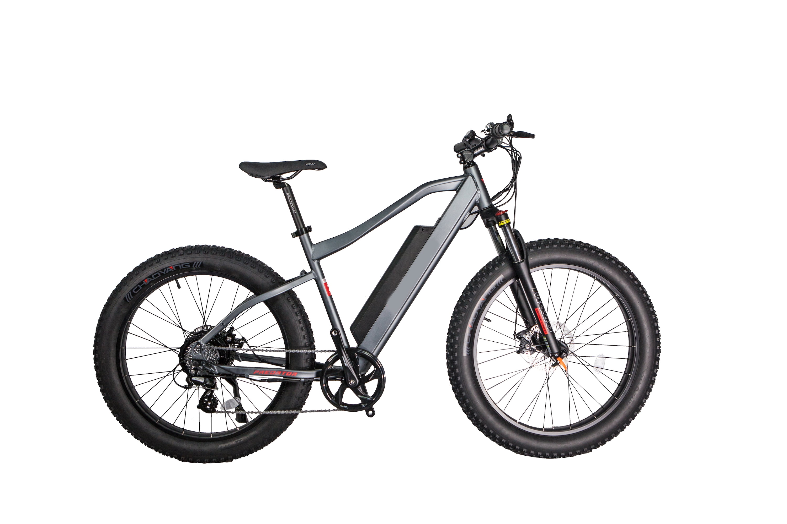 GlareWheel Predator EB-PR Black Fat Tire Electric Bike - Walmart.com