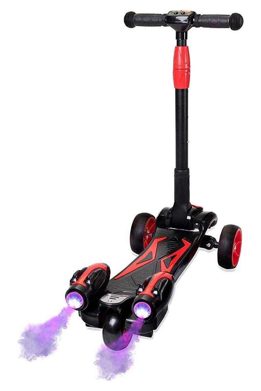 GlareWheel Smoking Rocket Y-1 Kids Kick Scooter, Black - Walmart.com