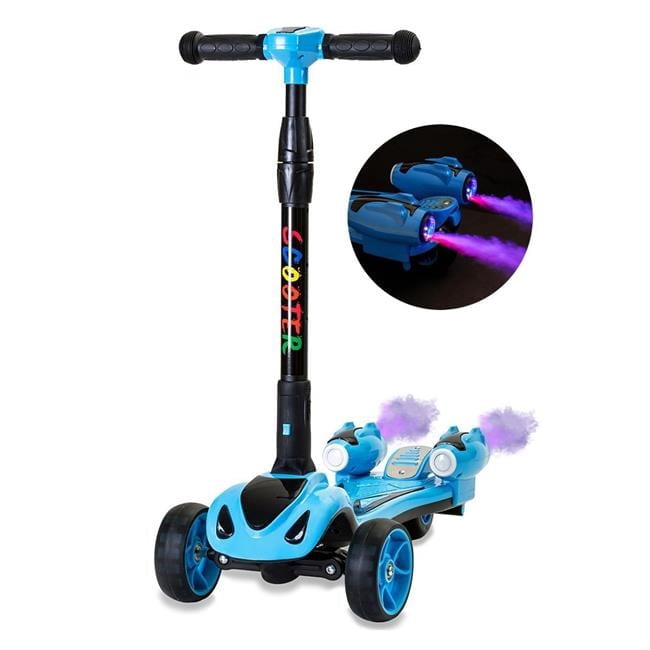 Glarewheel Y-1 Youth Rocket Scooter with LED Lights and Music Player ...