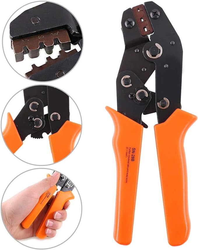 Glarks SN-28B Terminal Professional Pin Crimping Tool for 2.54mm 3.96mm ...