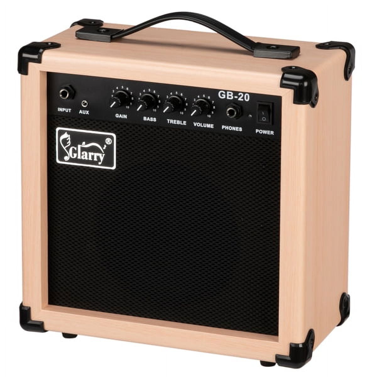 Glarry 20W GB-20 Portable Electric Bass Guitar Amplifier with Amp Power ...