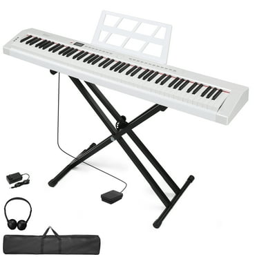 Infans 88 Key Digital Piano Portable MIDI Semi-Weighted Keyboard Key ...