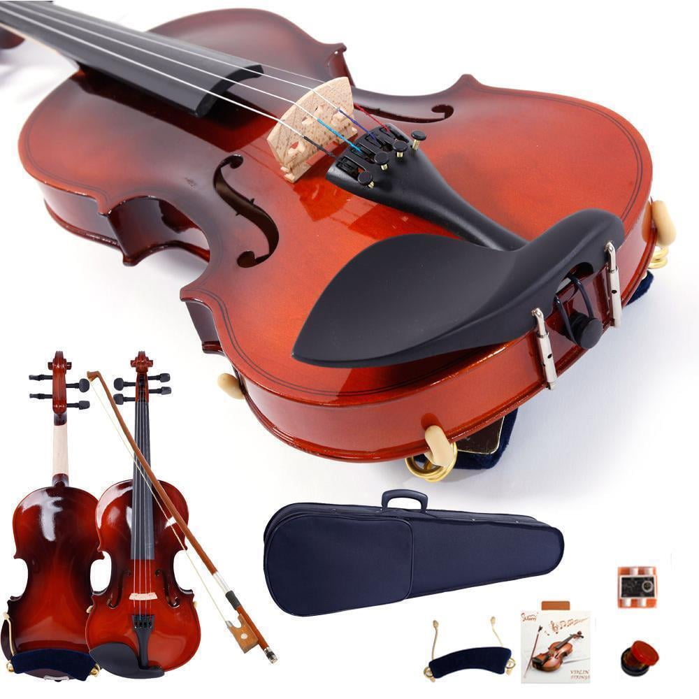 Glarry Maple Wood 4/4 Full Size Acoustic Violin Fiddle for Students ...