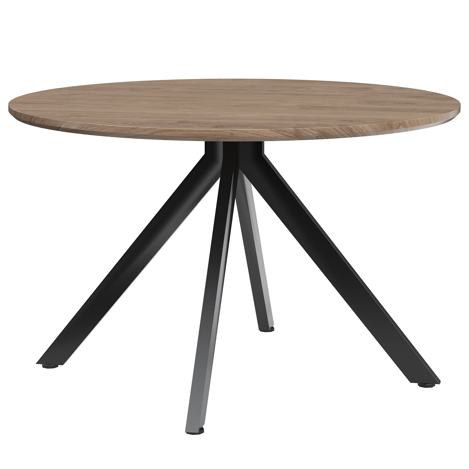 GlasFlength Dining Furniture Sets Dining Table Round Quad Leg Base for ...