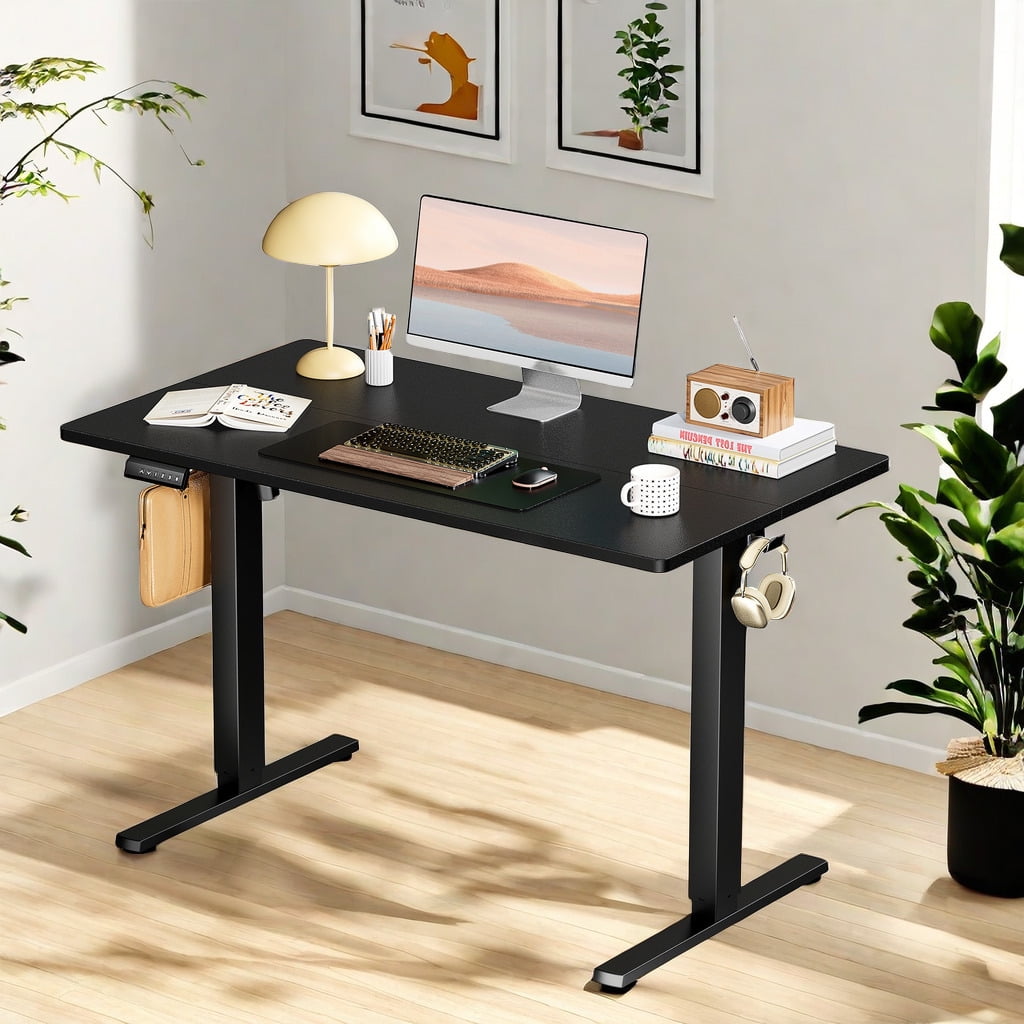 GlasFlength Ergonomic Standing Desk, Height Adjustable Electric ...