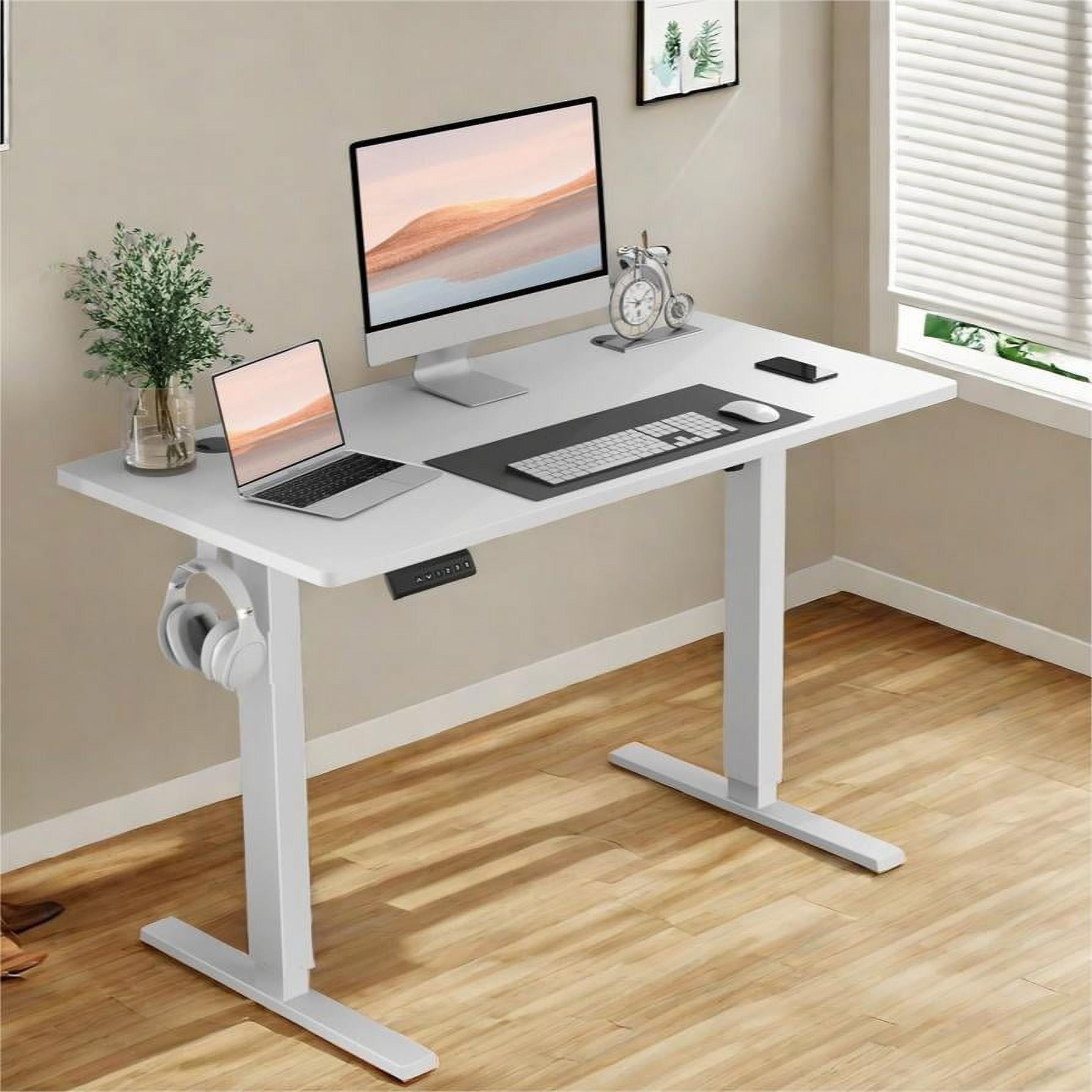 GlasFlength Ergonomic Standing Desk, Height Adjustable Electric ...