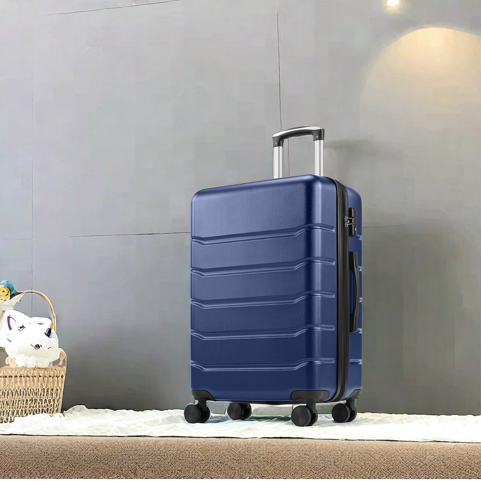GlasFlength Hardside Suitcases with Spinner Wheels, 20 inch Expandable ...
