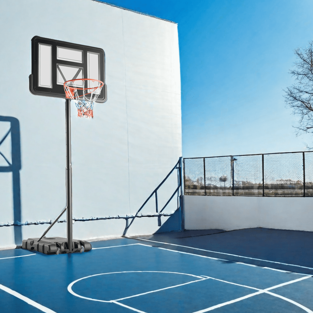 GlasFlength Portable Basketball Hoop Outdoor, 4.2-10ft Adjustable ...