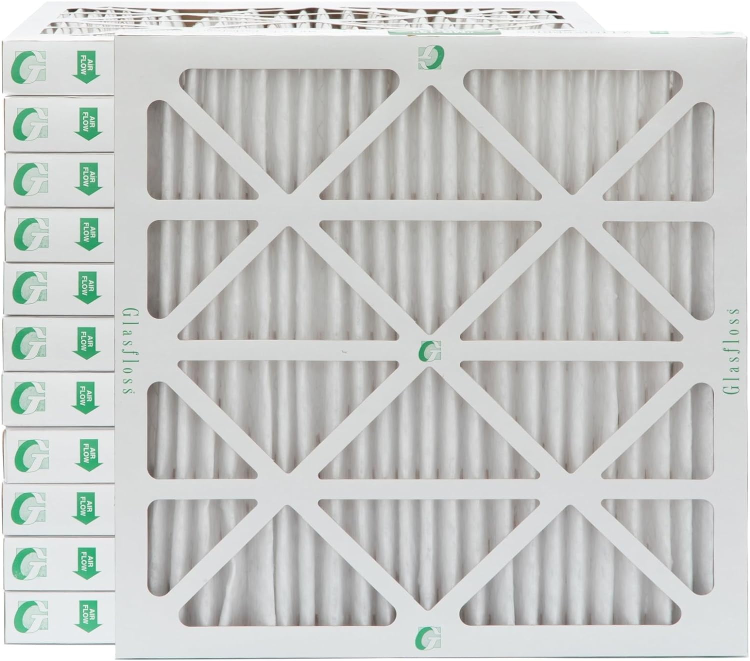 Glasfloss 24 x 24 x 2 MERV 10 Furnace Filter (12 Pack) - Walmart.com