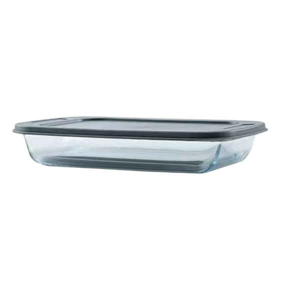 Glass 11.7x7 Baking Dish 2.4L 11.7x7 Inch Oblong Glass Cake Pan Oven ...