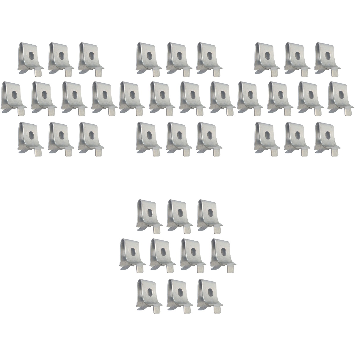 Glass 40 Pcs Heavy Duty Shelf Clips Bracket Stainless Steel - Walmart.com