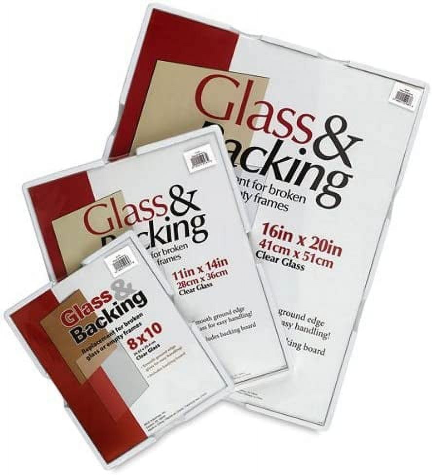 Glass And Backing Kit, Smooth Ground Edge Glass With Corrugated Backing ...