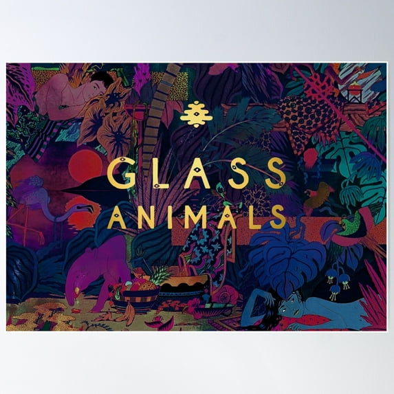 Glass Animals Poster Wall Art, Modern Wall Decor For Living Room ...