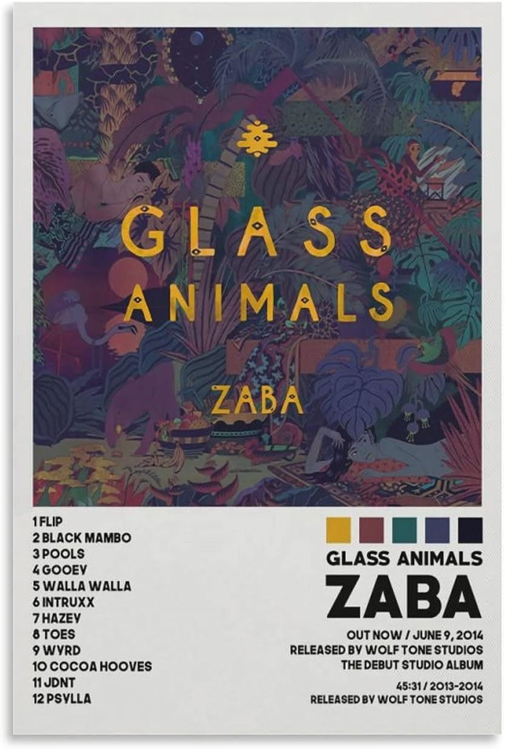 Glass Animals Posters Zaba Poster Album Cover Poster for Bedroom ...