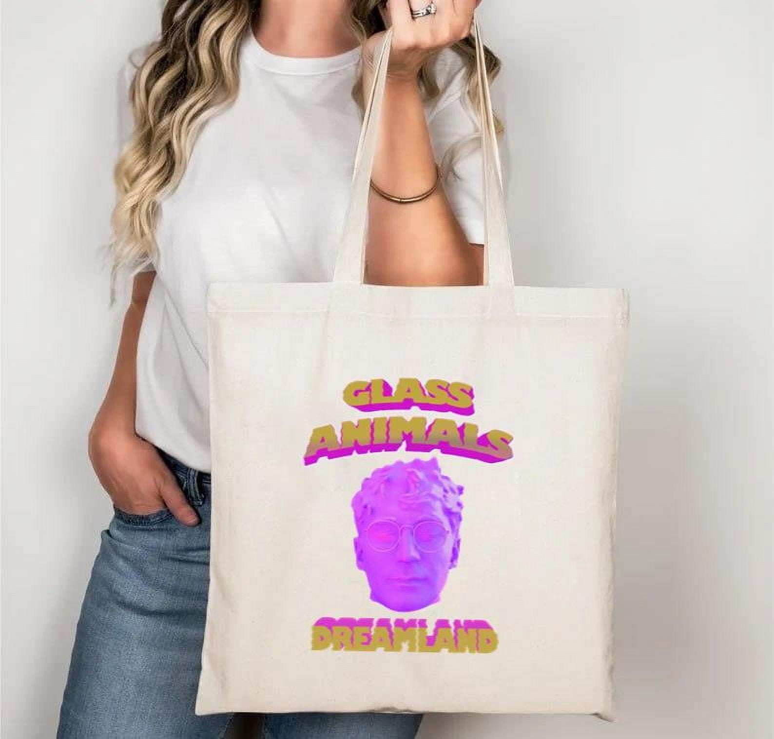 Glass Animals Vintage Dreamland Tour Merch Indie Pop Band TOTE BAGS ...