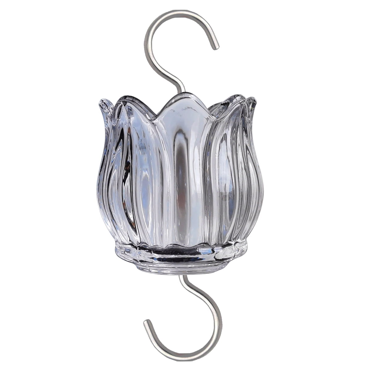 Glass Ant Moat for Hummingbird Feeder - 3 OZ Black Tulip Insect Guard ...