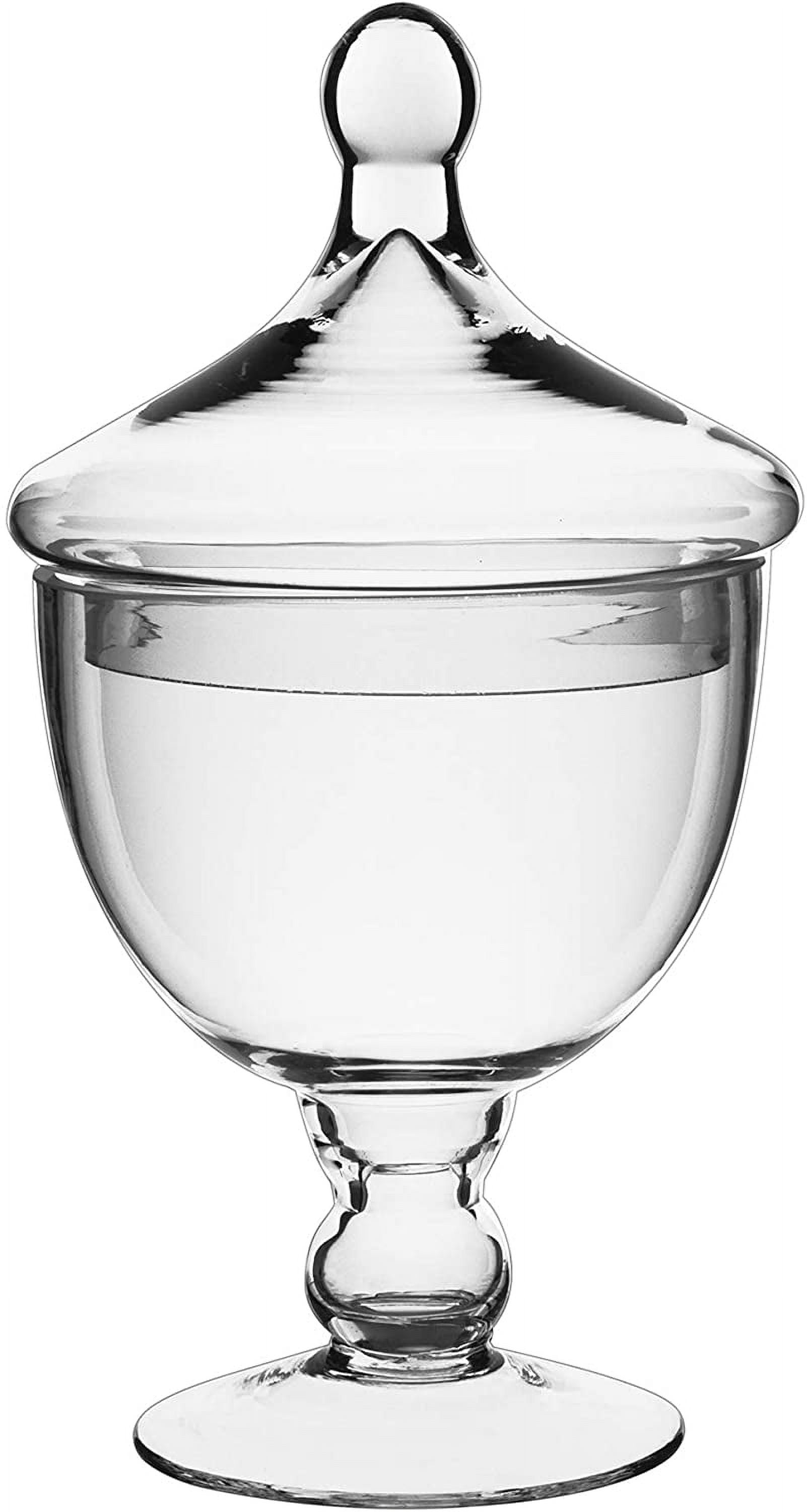 Glass Apothecary Candy Buffet Jar (H:9.5" W:6") | Decorative Dessert ...