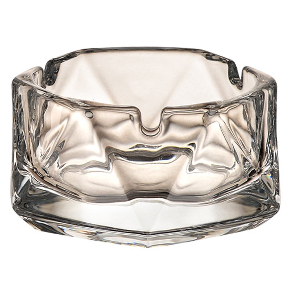Glass Ashtray, Cigarettes Ashtray Holder Home Office Desktop Tabletop ...