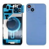 Glass Back Compatible With Phone 14 Plus Blue Battery Door Camera Lens ...