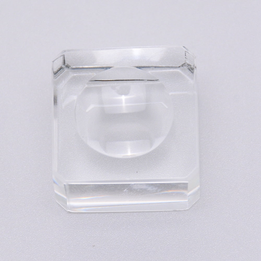 Glass Ball Stand Square Clear 24x24x14.5mm - Walmart.com