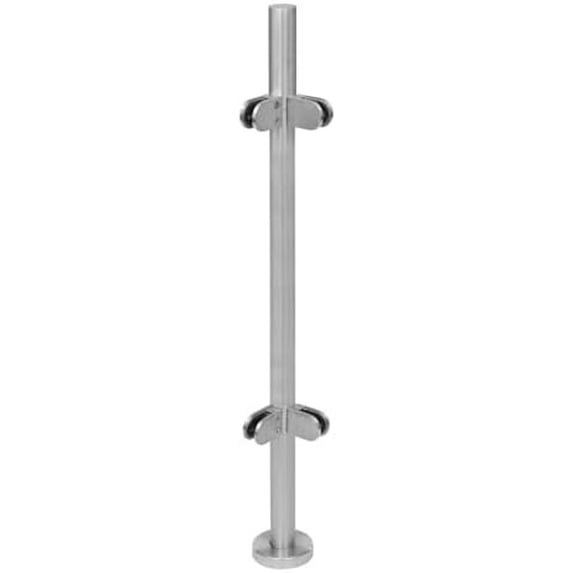 Glass Balustrade Railing Corner Post, 304 Stainless Steel, Deck and ...