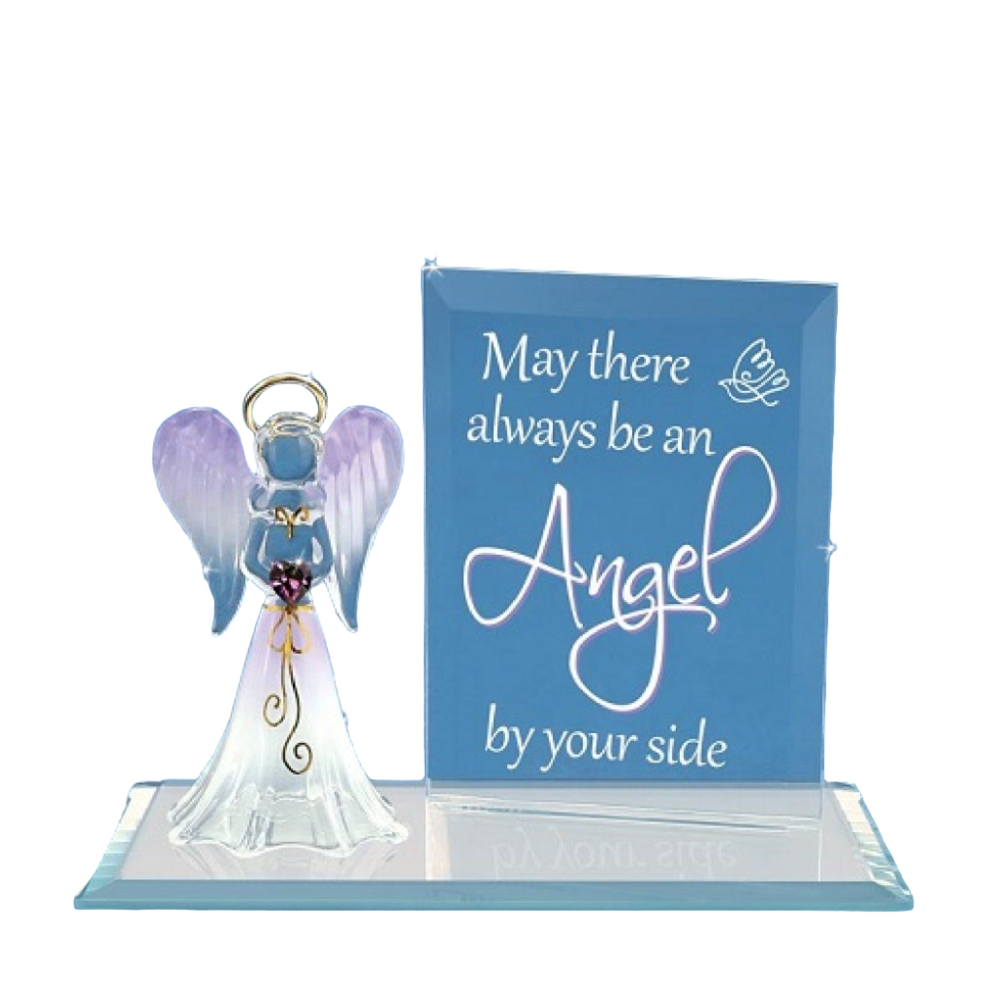 Glass Baron "Angel By Your Side" Angel Figurine - Walmart.com