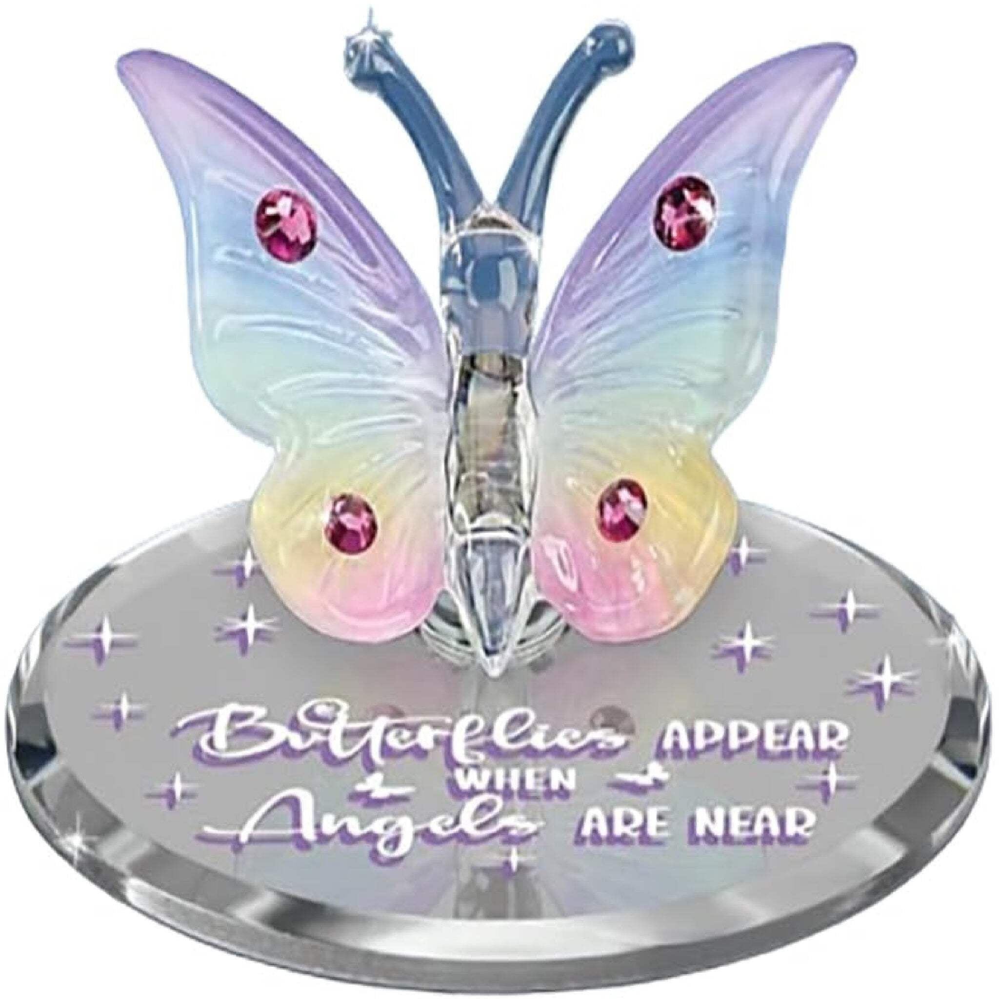 Glass Baron Butterfly "Angels Are Near" - Walmart.com