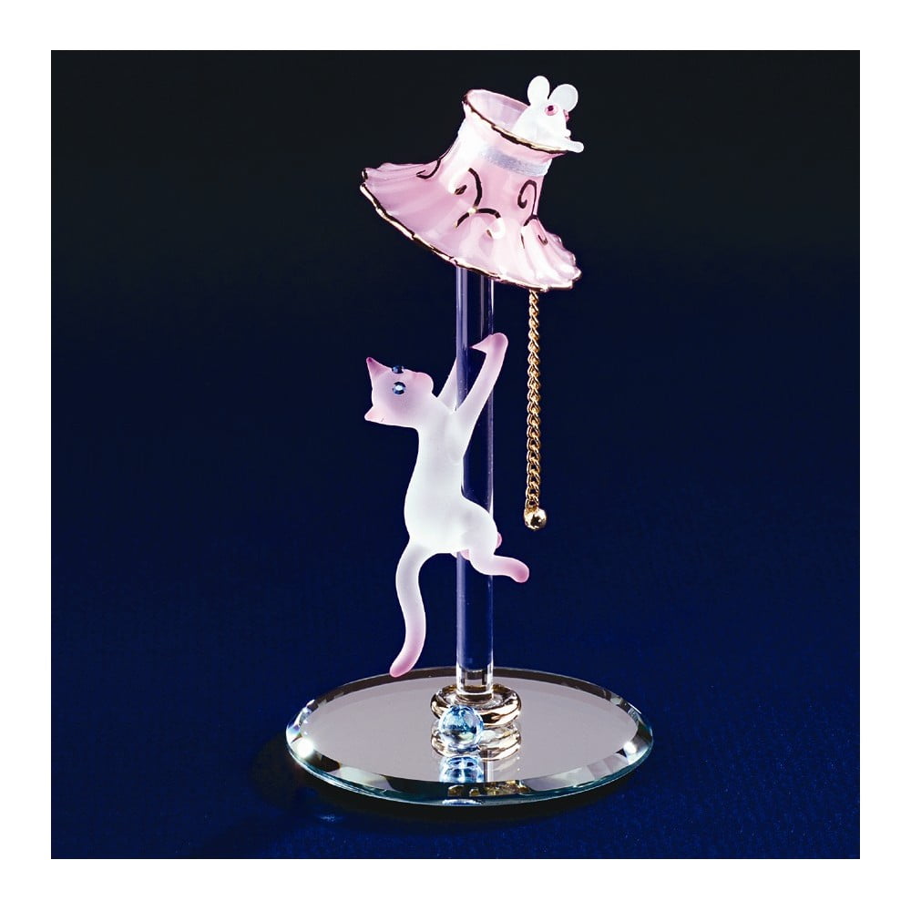 Glass Baron Cat with Lamp - Walmart.com