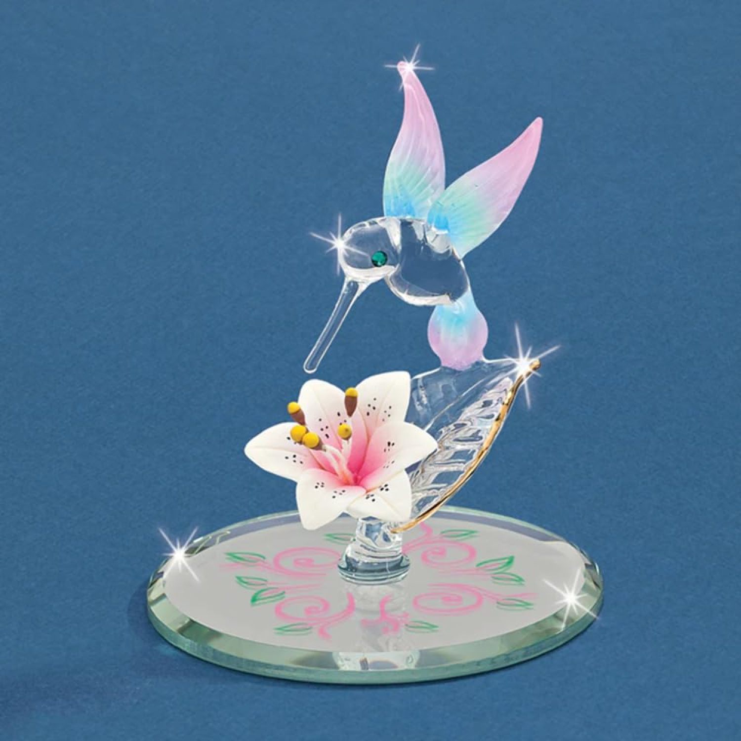 Glass Baron Hummingbird Figurine - Walmart.com