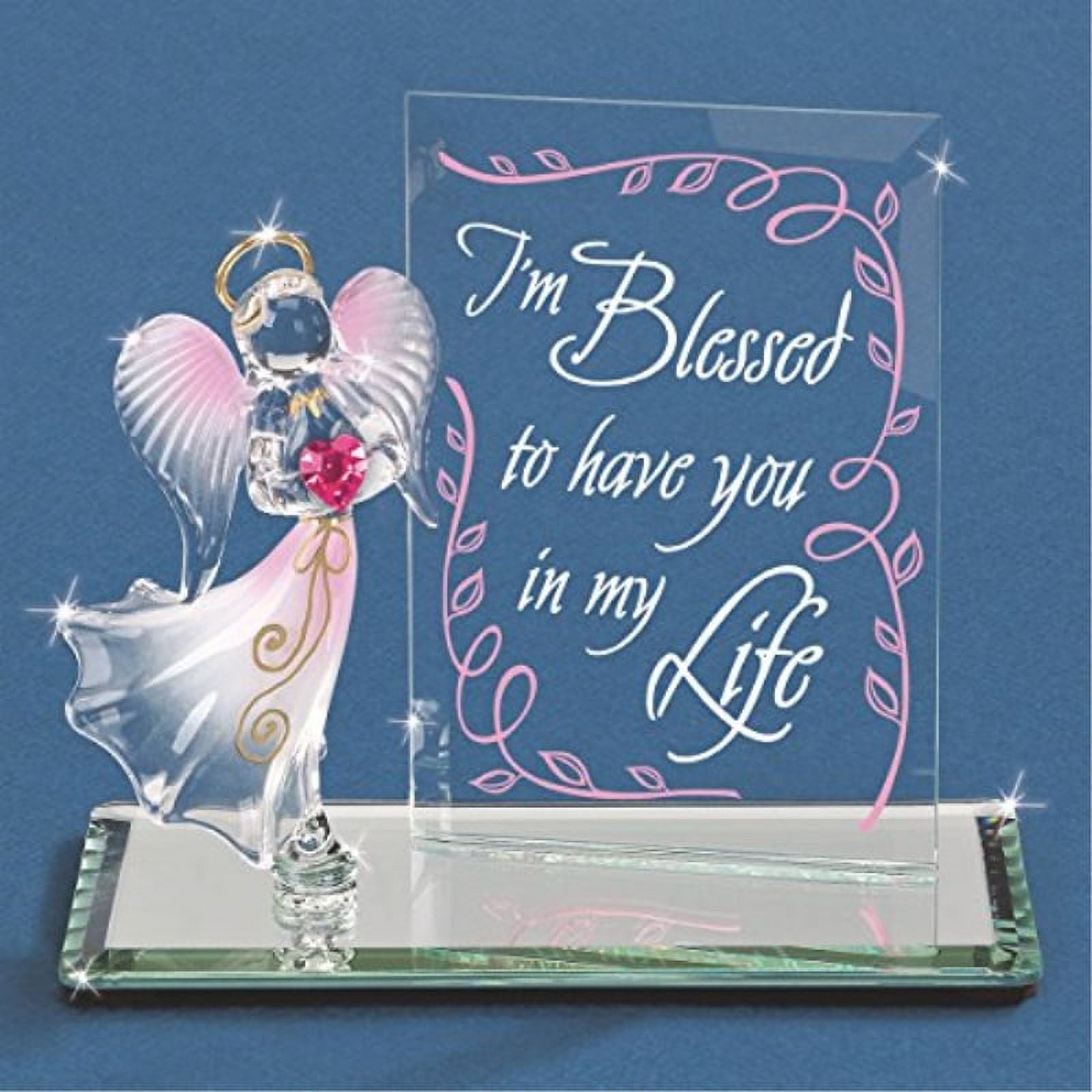 Glass Baron "I'm Blessed" Angel Figurine - Walmart.com