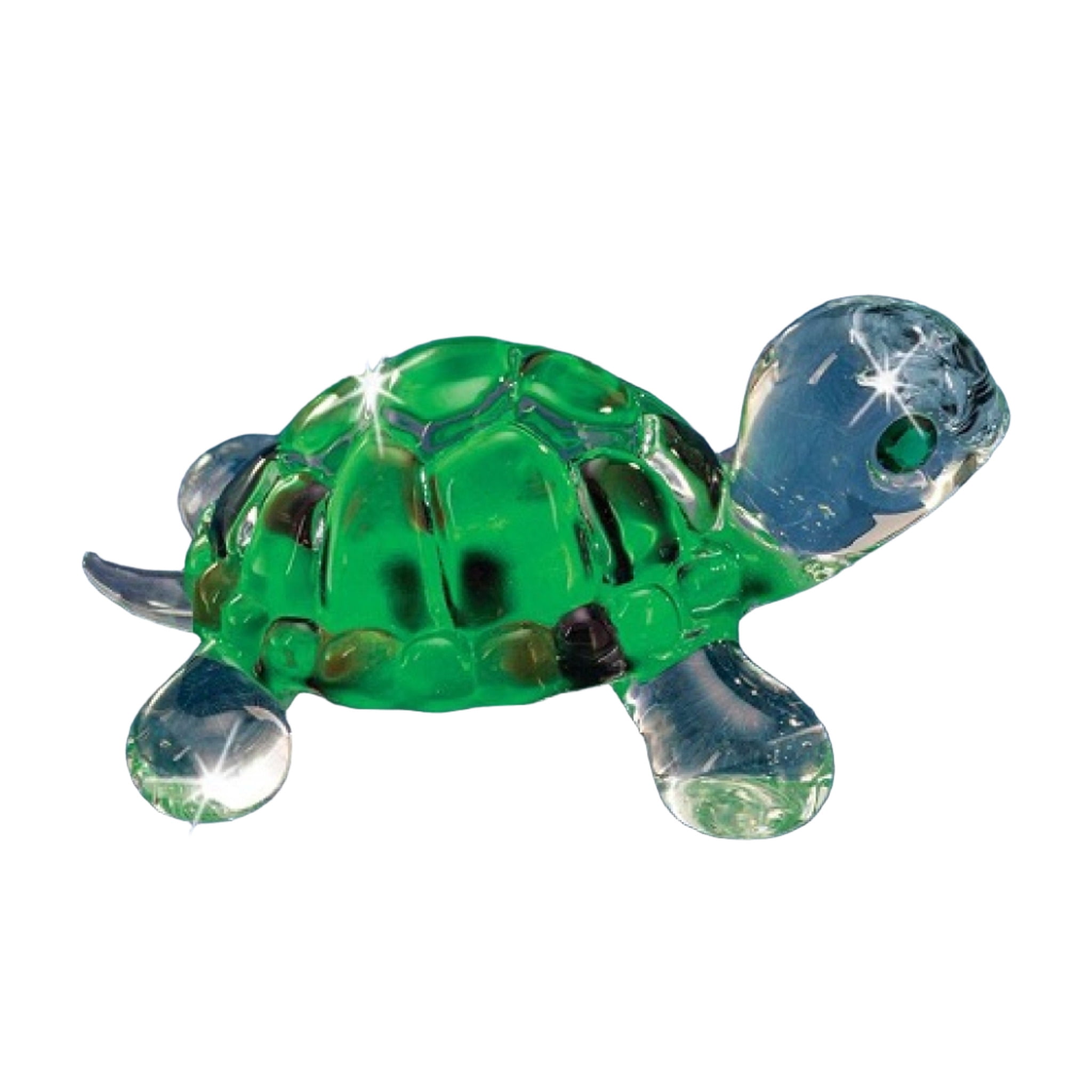 Glass Baron Miniature Glass Turtle Figurine - Walmart.com