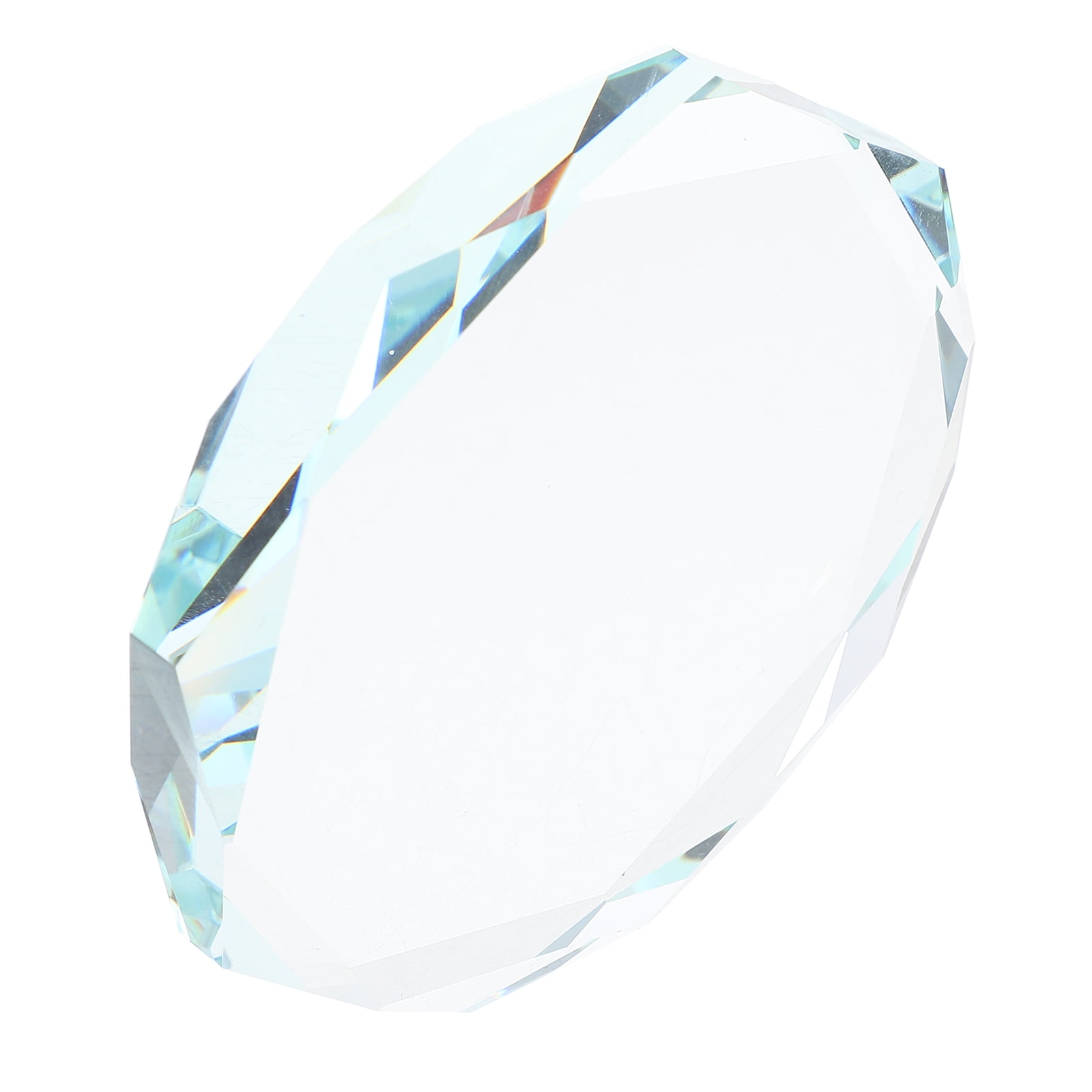 REOFLYUP Glass Display Stand Octagonal Shape 1Pcs 3.9x3.9x0.4In ...