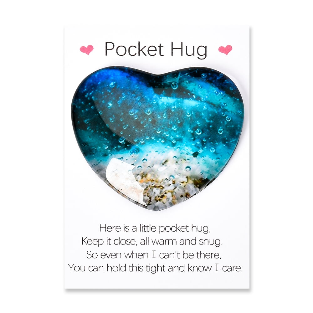 Glass Beach Pocket Heart for Girlfriend Boyfriend Anniversary ...