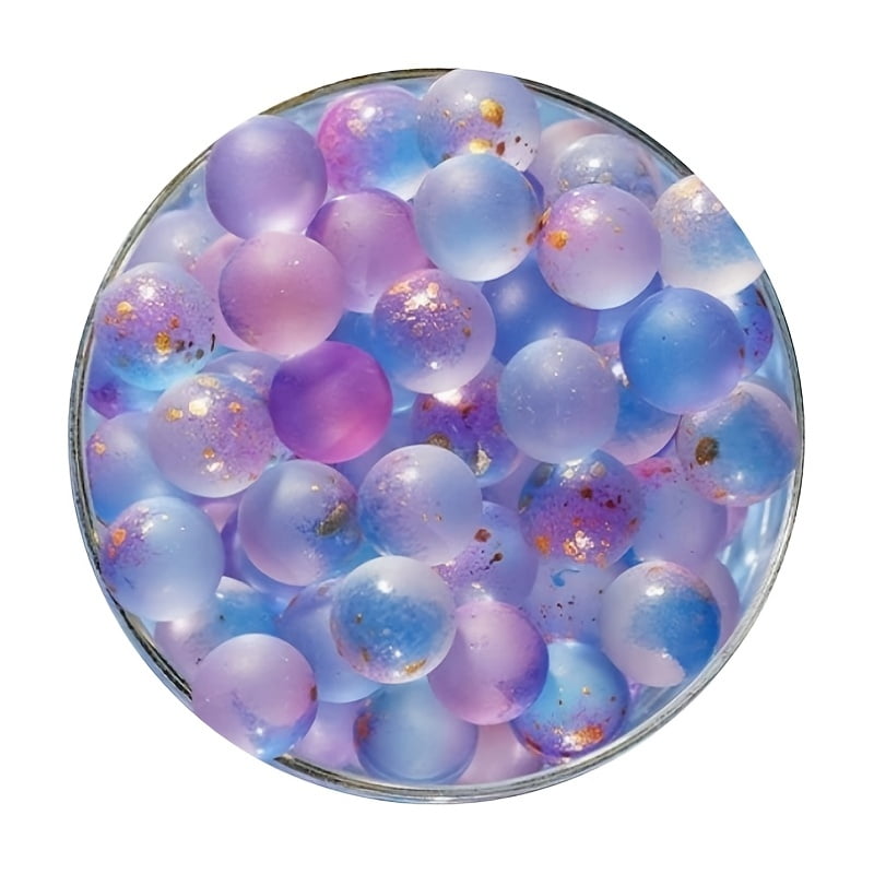 Glass Bead Decor for Aquarium, Multicolor Sphere Ornaments, Fish Tank ...