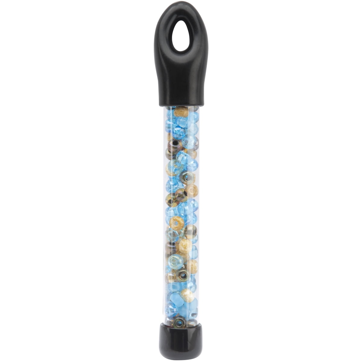 Glass Bead Tube 24g-2/0 Turquoise Mix, Pk 3, Beader's Paradise ...