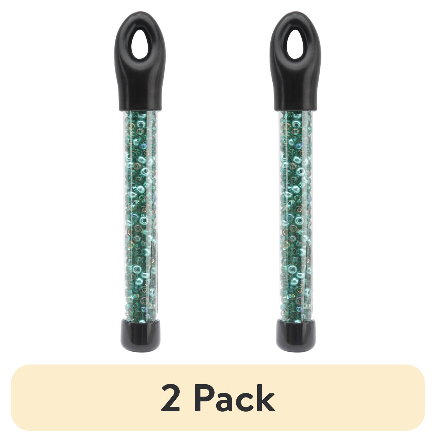 (2 pack) Glass Bead Tubes, 24g/Pkg, 6/0 - Walmart.com