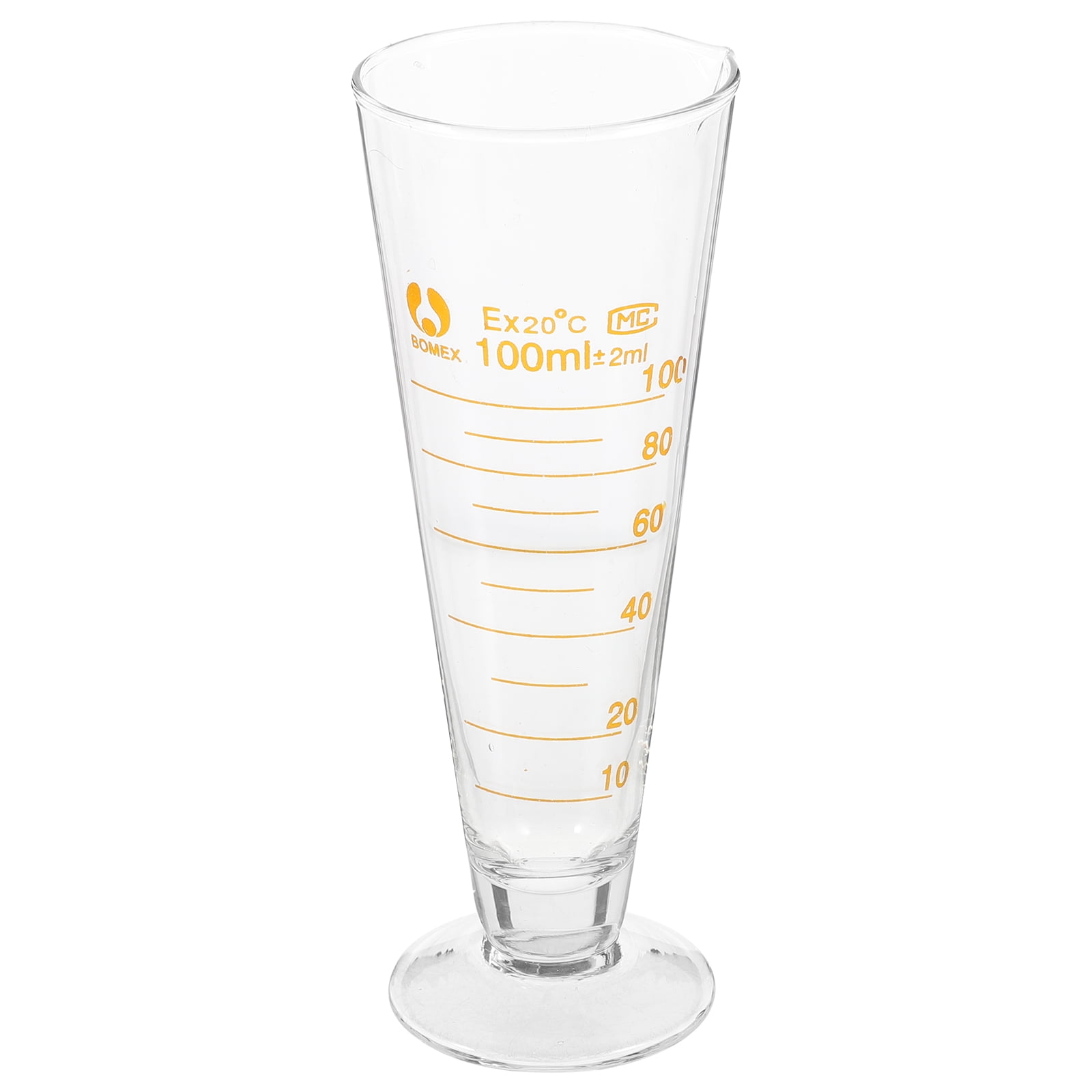 Glass Beakers Triangular Measuring Cup Multi Use Experiment Erlenmeyer ...