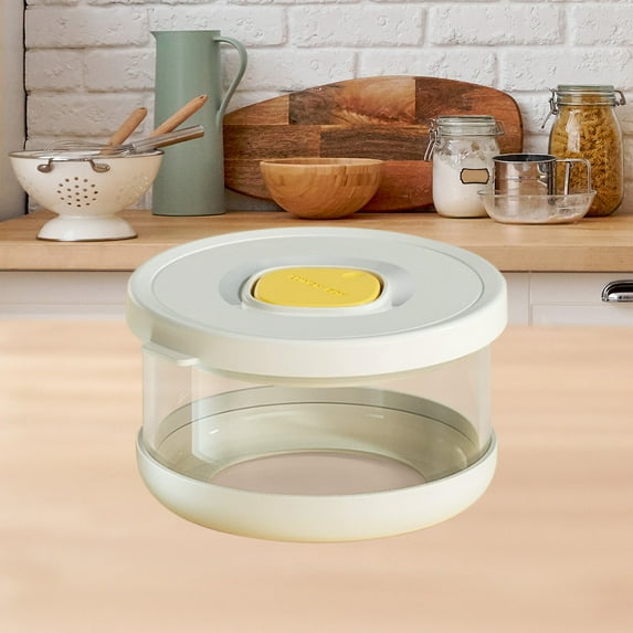 Glass Bento Box with Dividers, 3-compartment Waveable Lunch Container ...