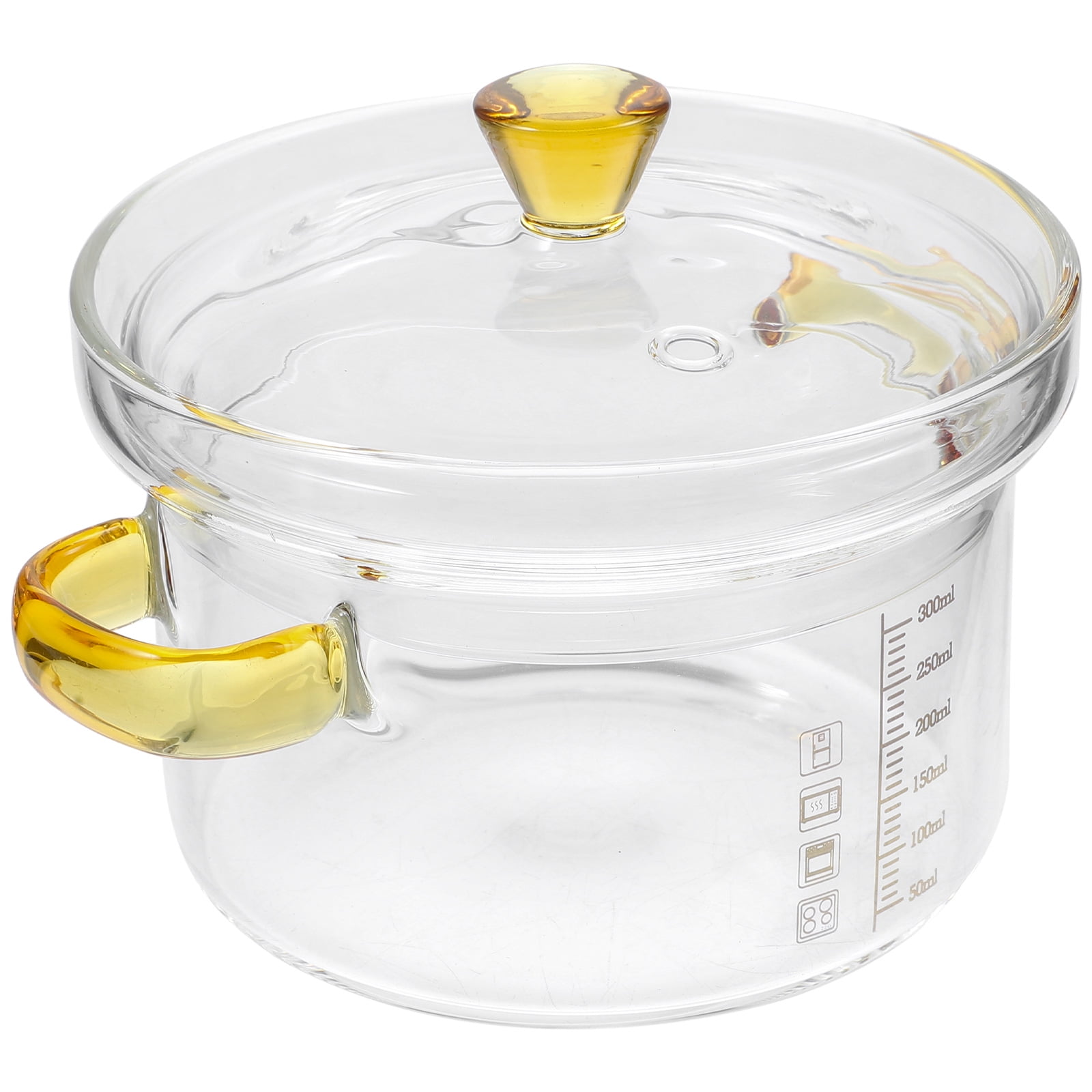 Glass Bird's Nest Stew Pot Salad Bowl Chocolate Small Stew Bowl Steamed ...