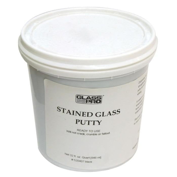 Glass Black Putty/Cement – Quart – Fast-Setting Cement for ...