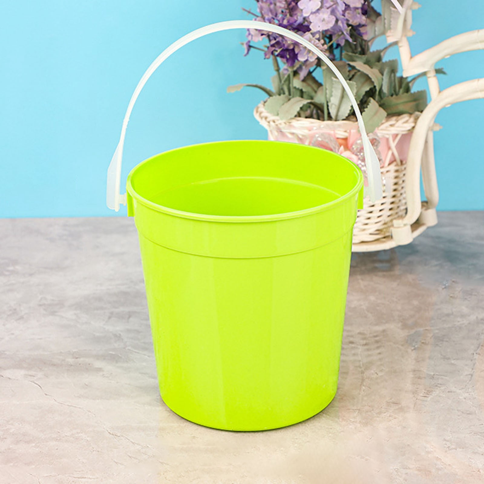 32oz Reusable Drink Buckets with Lids and Handles for Snacks Summer ...